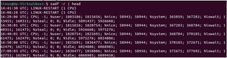 ≫ Comando Sadf En Linux - 1000Demonios