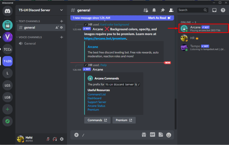 ≫ Cómo Agregar Y Usar Arcane Bot En Discord - 1000Demonios